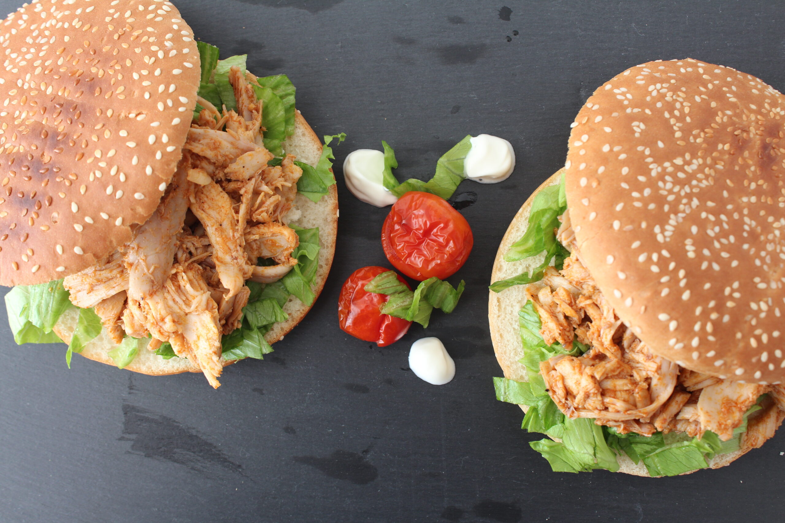 Pulled Kyllingeburger | One Kitchen - A Thousand Ideas