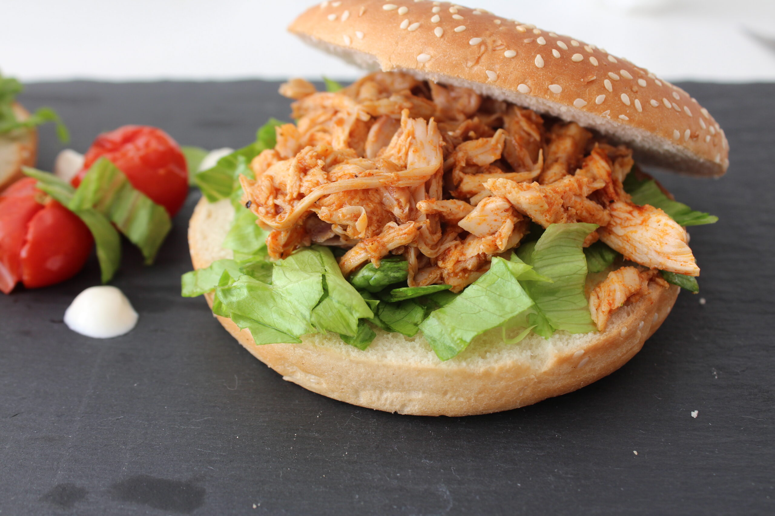 Pulled Kyllingeburger | One Kitchen - A Thousand Ideas